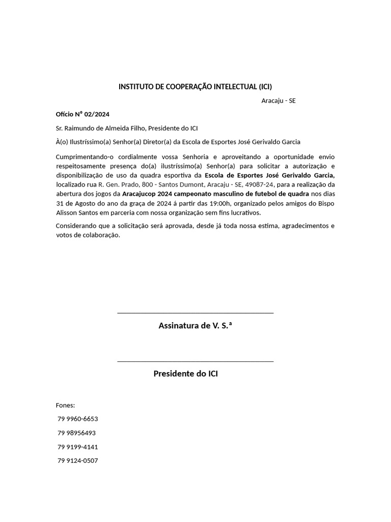 Quadra Solicitacao | PDF