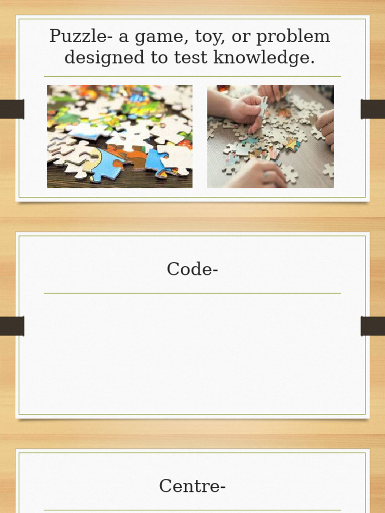 Unit 7 Puzzles and Codes | PDF