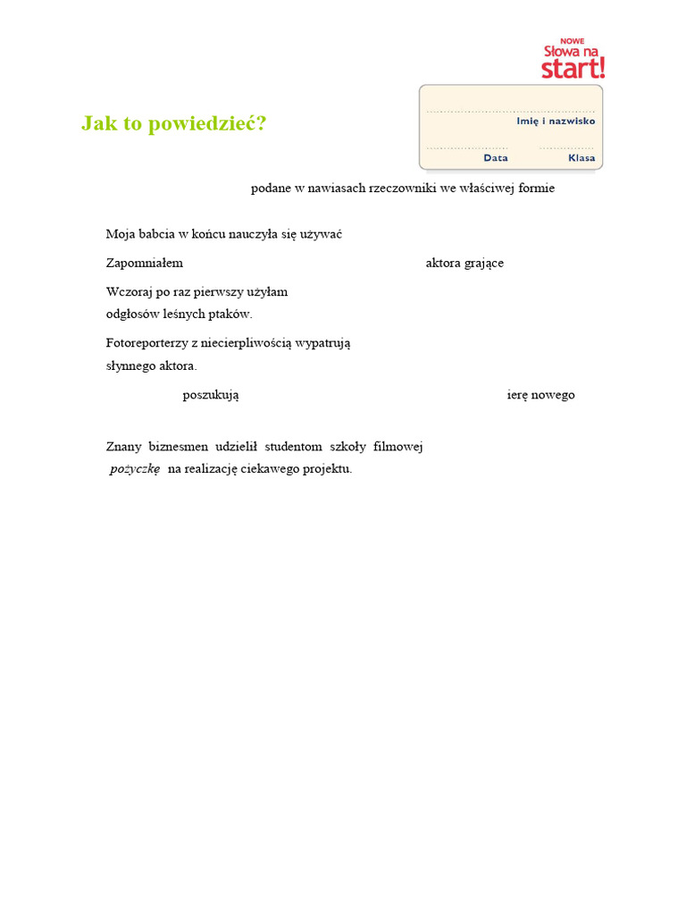 rozdzial-7-temat-112-karta-pracy-2-jak-to-powiedzi | PDF