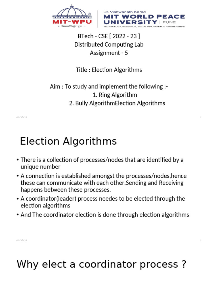 Election_Algorithms DCL_5 (1) | PDF | Theoretical Computer Science | Applied Mathematics