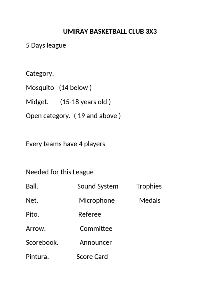 Umiray Basketba-Wps Office | PDF