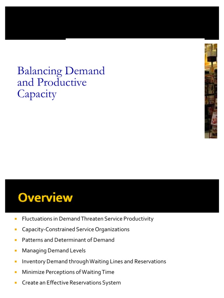 Balancing Demand and Capacity | PDF | Demand | Inventory