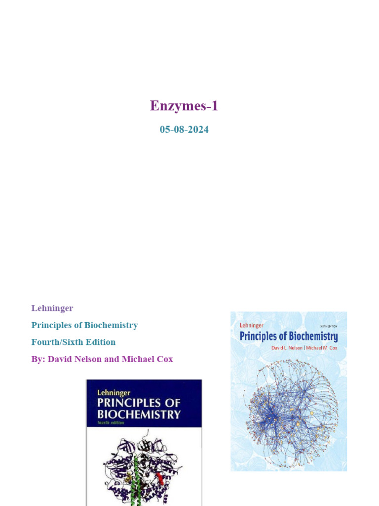 Enzymes | PDF | Enzyme | Cofactor (Biochemistry)