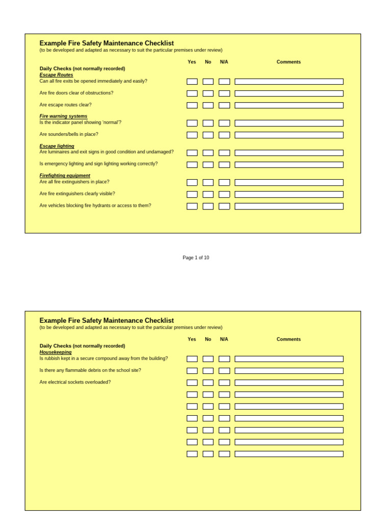 Fire Risk Assessment Guidance | PDF | Firefighting | Fire Safety