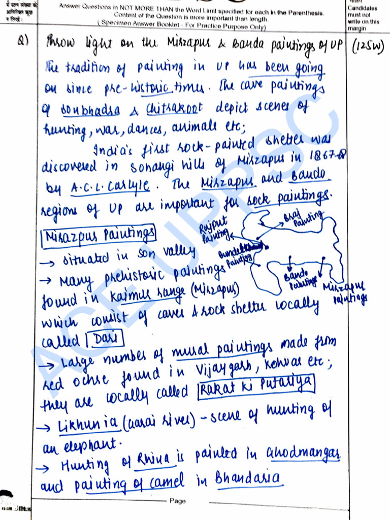 Up Special-4 Ace Uppsc Mains 2024 Answer Writing | PDF