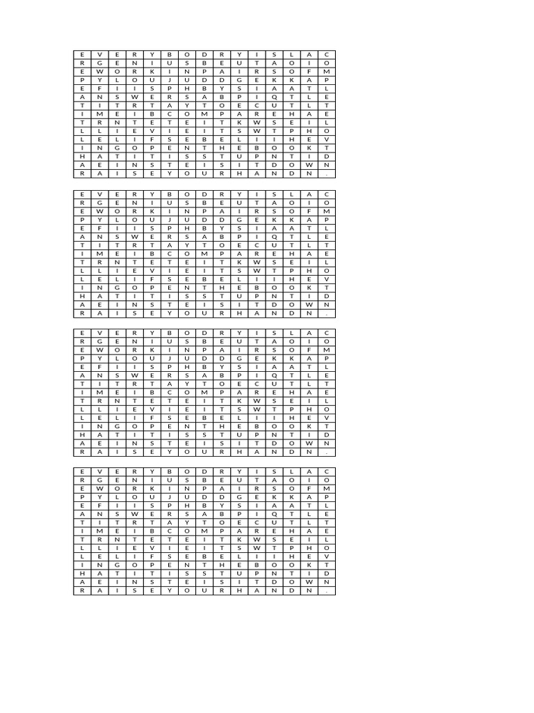 Unreadable Text Document | PDF
