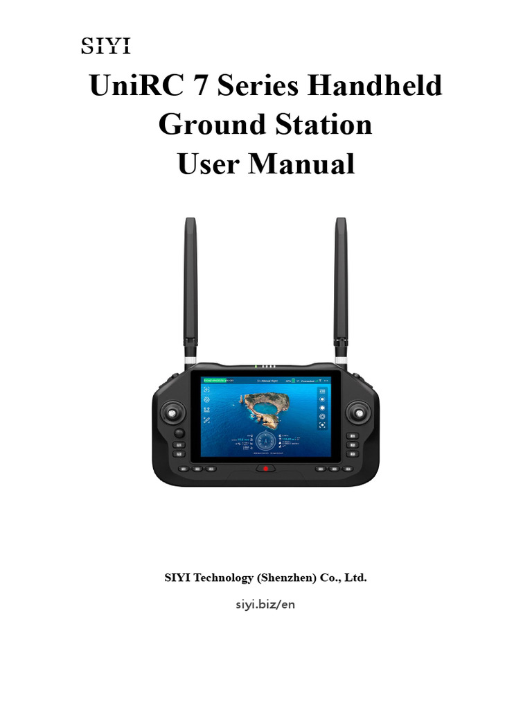 UniRC 7 Series Handheld Ground Station User Manual v1.1 | PDF | Antenna ...