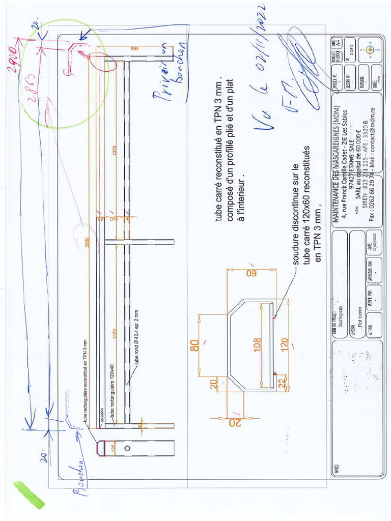 Plan Flat Barre & Gradin Simple | PDF
