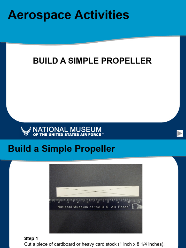 Build A Simple Propeller | PDF