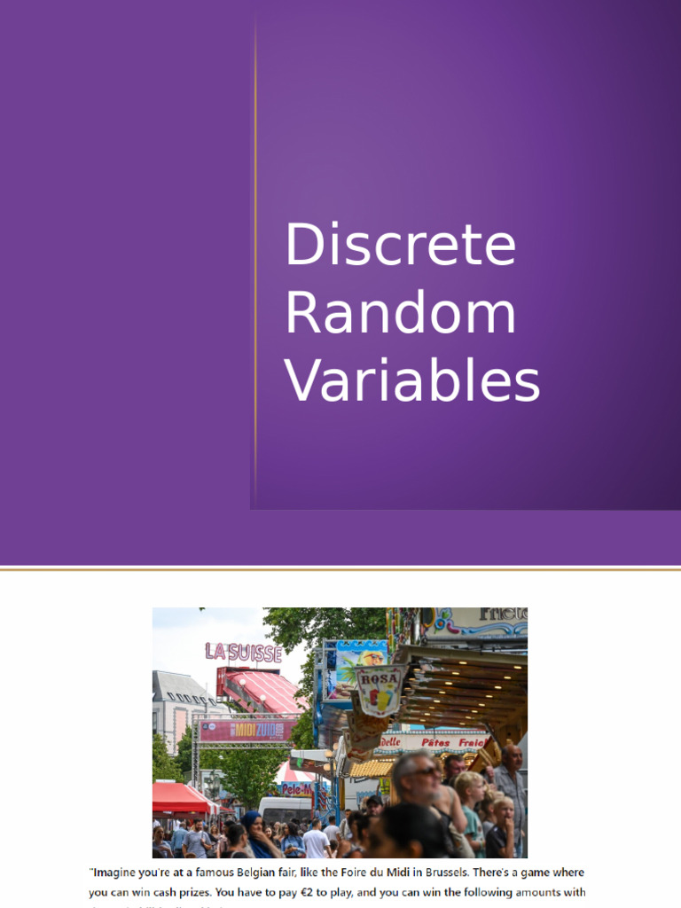 Understanding Discrete Random Variables | PDF