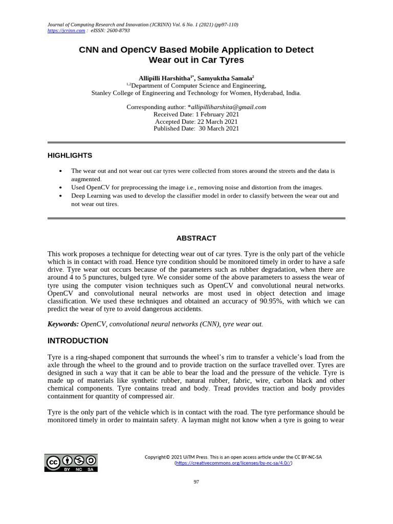 10 - (PP 97-110) CNN and OpenCV Based Mobile Application To Detect | PDF | World Wide Web ...