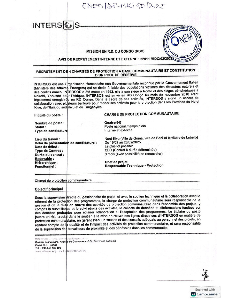 Charge de Monitoring Ni | PDF