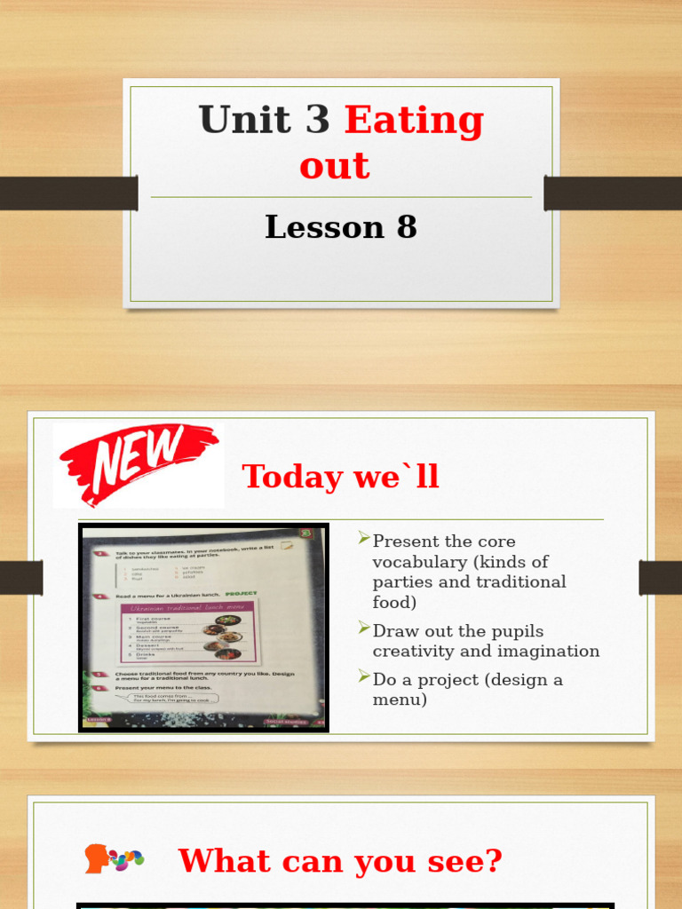 lesson 8 | PDF | Lunch | Asian Cuisine