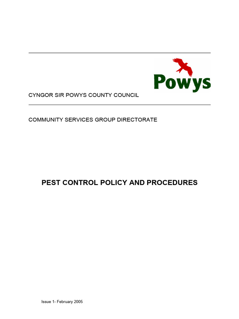 Pest_Control_Procedures_and_Policy_0205_en | PDF | Pest Control | Pesticide