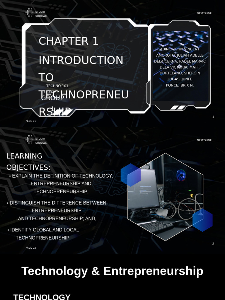 Techno 101 - Presentation | PDF | Entrepreneurship | Mark Zuckerberg