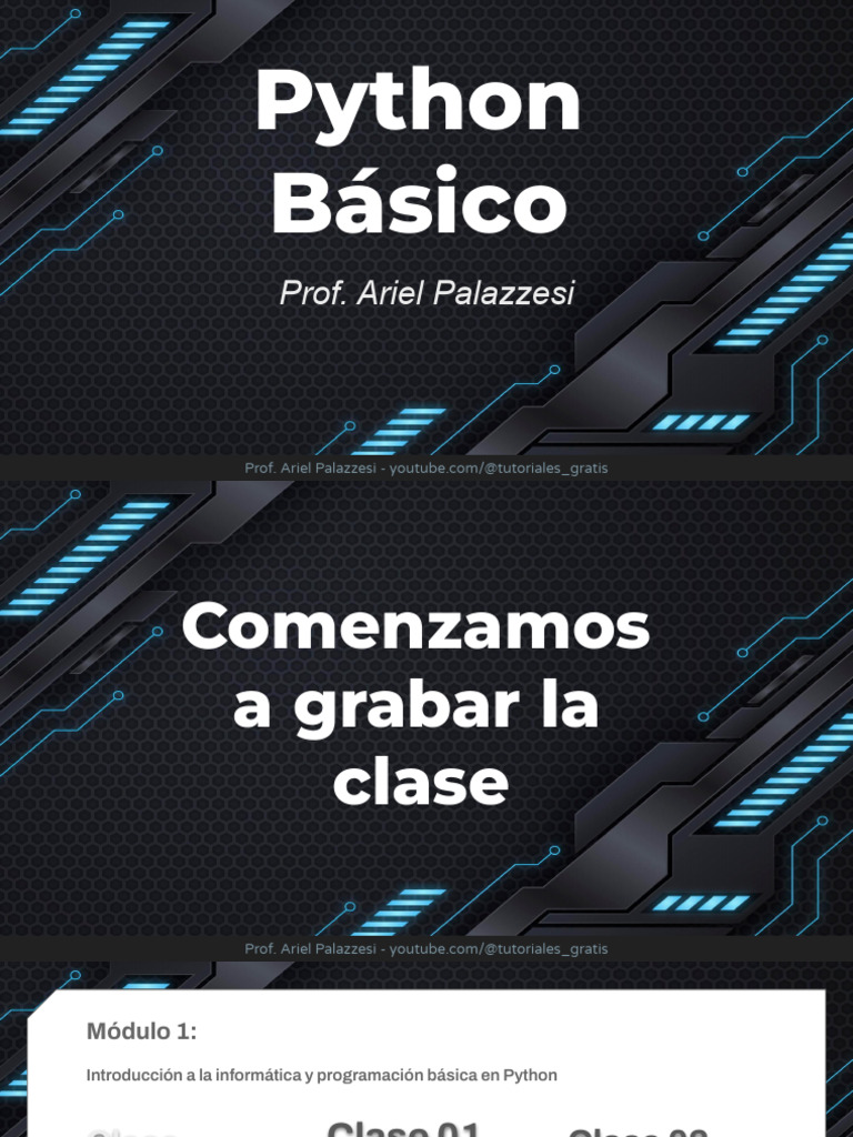 Curso Básico de Python Gratis | PDF | Python (lenguaje de programación ...