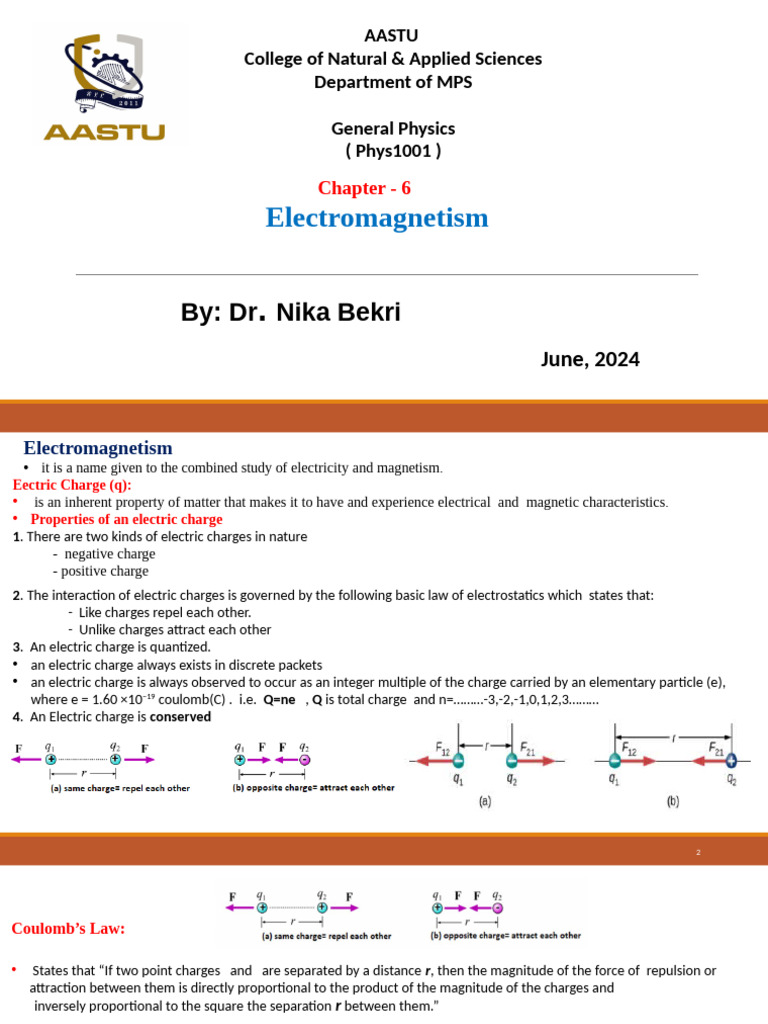 Chap - 6 - Electromagnetism and Electronics | PDF | Electromagnetic Induction | Electric Charge