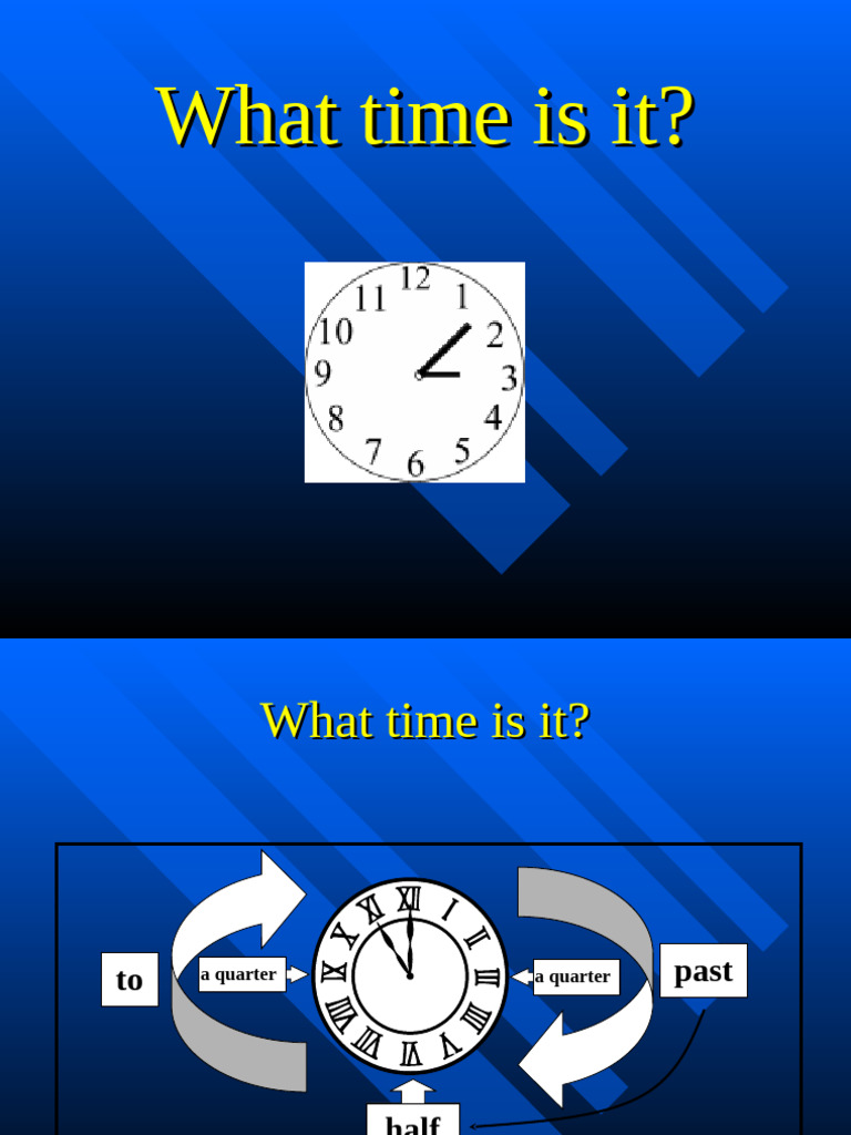 What+time+is+it.ppt | PDF
