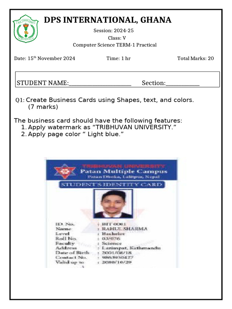practical grade 5 term-1 | PDF | Mainframe Computer | Personal Computers