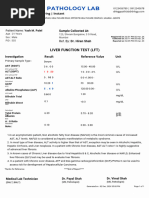LIVER PROFILE LFT Test Report Format Example Sample Template Drlogy Lab ...