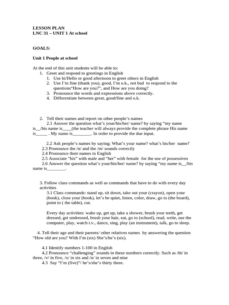 English Basics for Young Learners | PDF