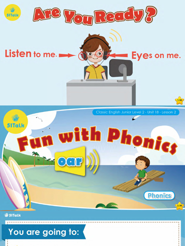 Level 2 - Unit 18 - Lesson 2 - Phonics Oar | PDF