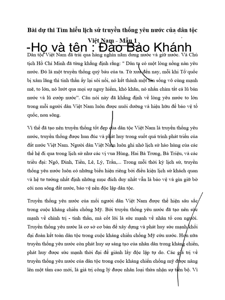 Bai-du-thi-tim-hieu-lich-su-truyen-thong-yeu-nuoc-cua-dan-toc-viet-nam | PDF
