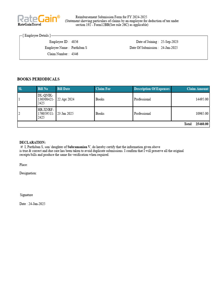 Claims Report by Claim No#4346 | PDF