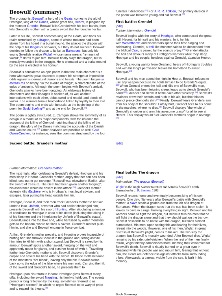 Beowulf | PDF | Beowulf | Lancelot