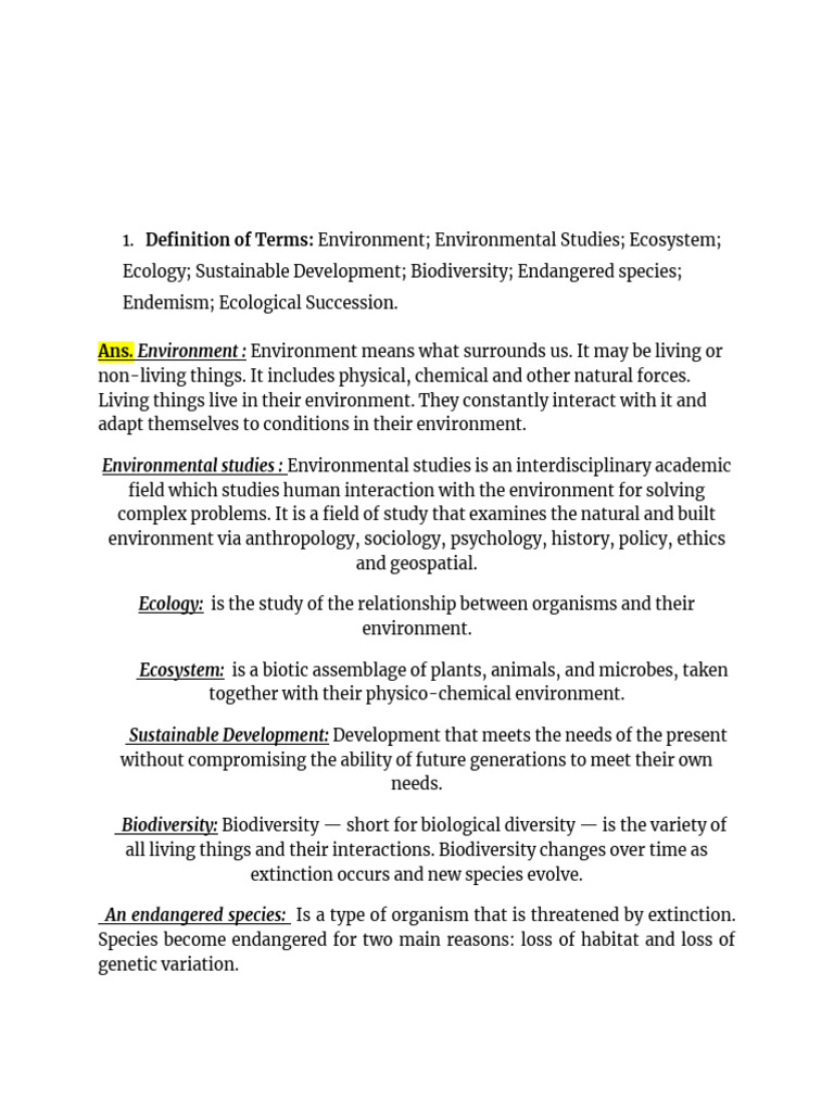 Values of Biodiversity Explained | PDF | Biodiversity | Natural Environment