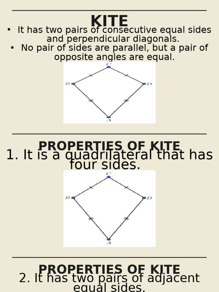 Kite and Trapezoid | PDF