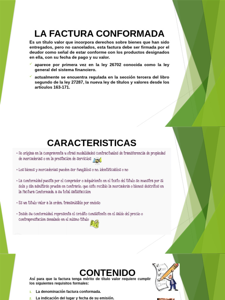 LA FACTURA CONFORMADA | PDF | Factura | Economias