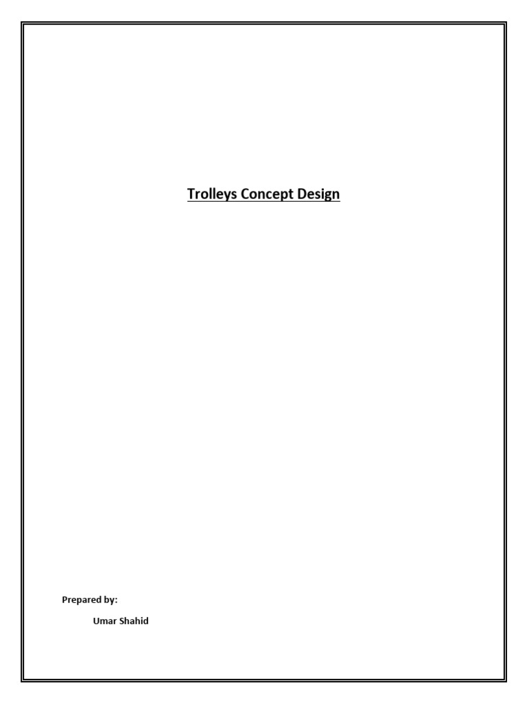 Trolleys Concept Design | PDF