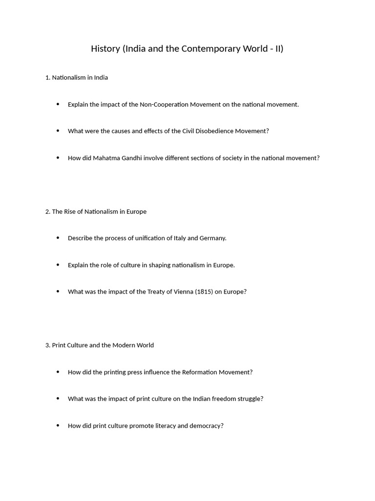 History (2) | PDF | Agriculture | Nationalism