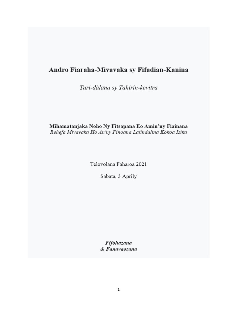 Vavaka | PDF