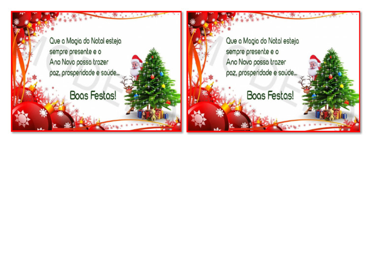 Cartao de Natal | PDF
