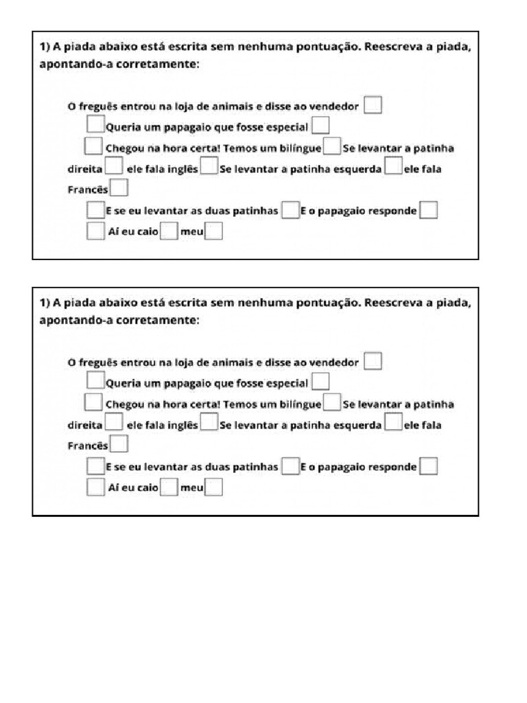 Texto - Piada - 7copias - A4 - 4ano | PDF