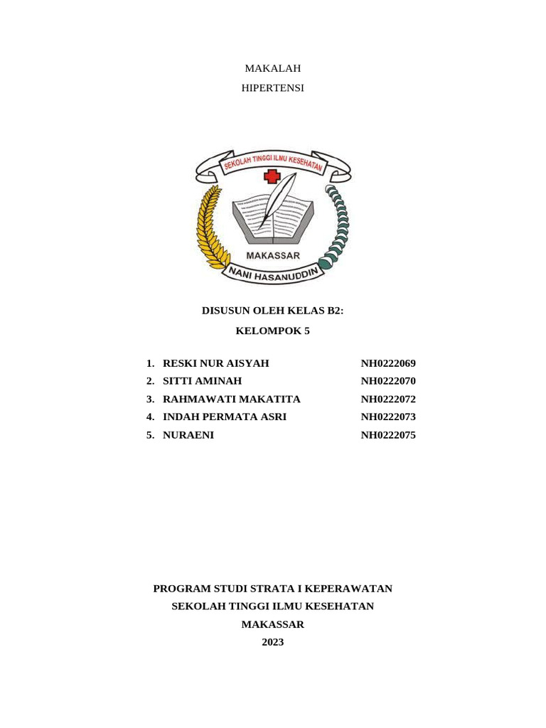 Makalah Hipertensi KLP 5 | PDF