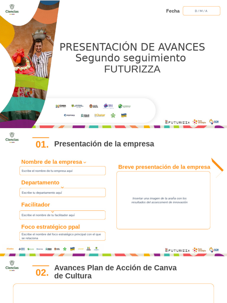 Presentación 2do Avance - Escalando La Innovación en La Región Caribe - Futurizza | PDF