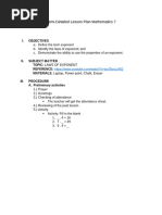 Grade 9 Exponents | PDF | Exponentiation | Mathematics