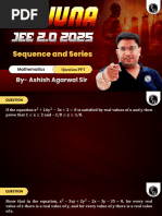 Sequence & Series JEE Mains 2025 PYQs | PDF | Mathematics | Chess