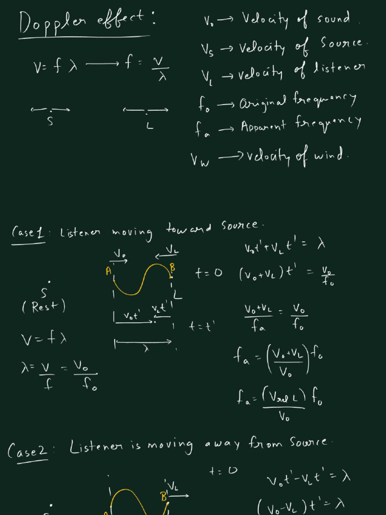 Doppler Effect Lec 7 | PDF