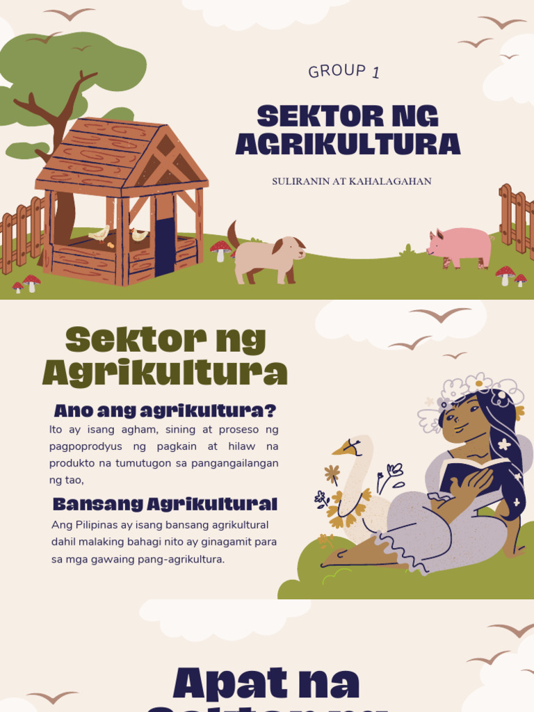 Sektor NG Agrikultura | PDF
