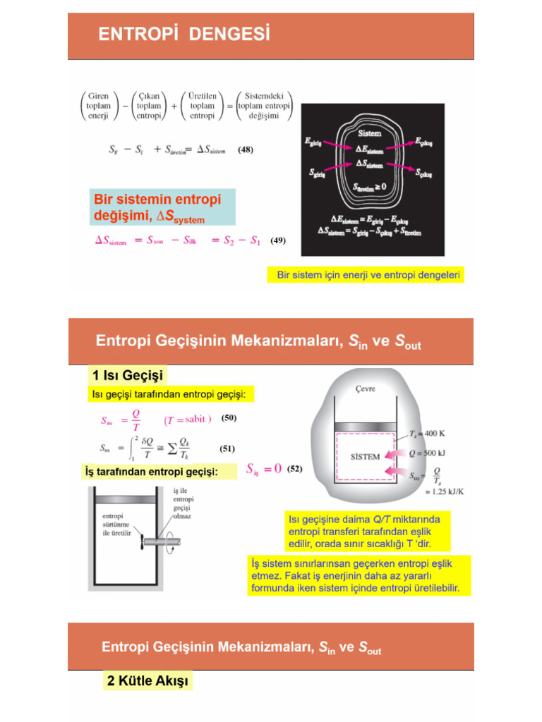 Termodinamik II. 10.hafta | PDF
