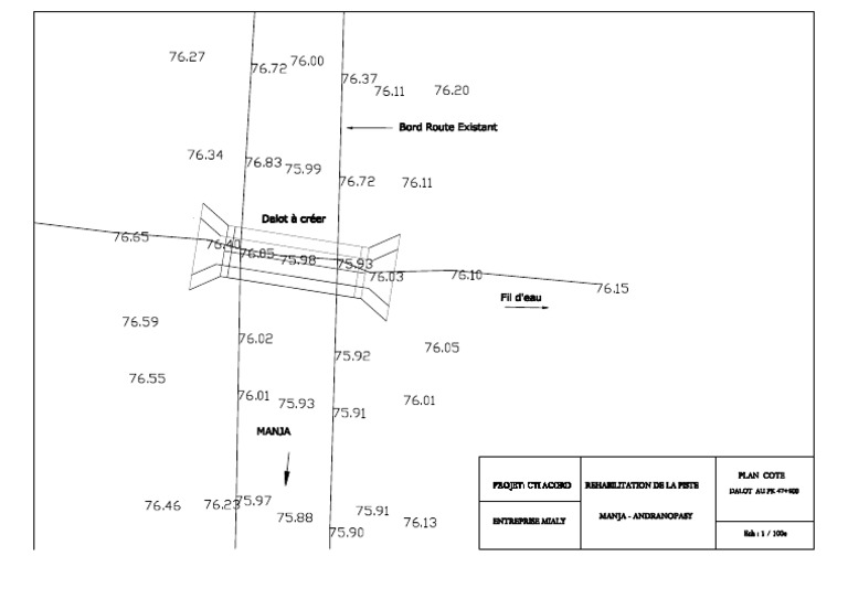PK47+500 Plan Coté | PDF