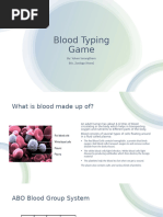 Blood Typing Game Worksheet | PDF | Blood Type | Diseases And Disorders