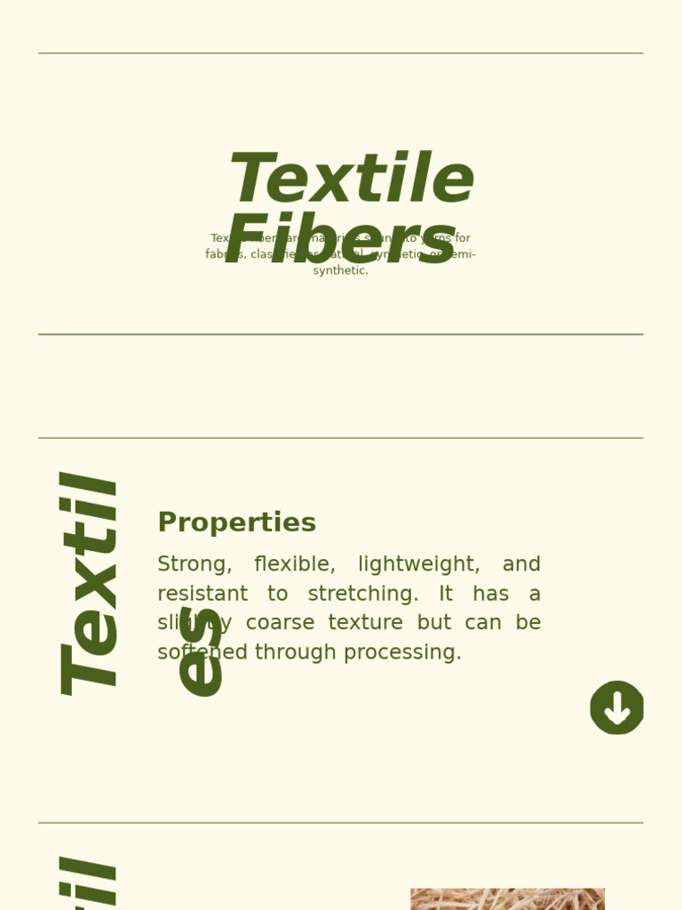 Group 5 Textile Fibers - 20250224 - 223013 - 0000 | PDF