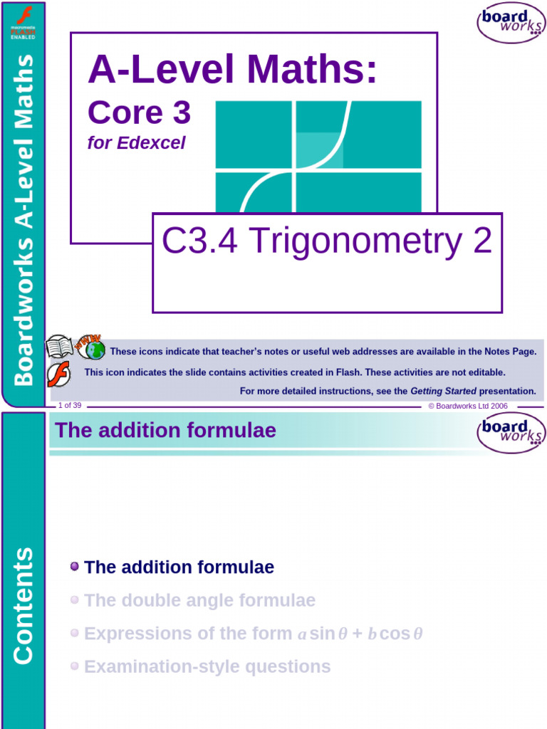 C3.4 Trigonometry 2 | PDF | Trigonometry | Elementary Geometry