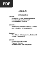 Environmental Science Notes | PDF
