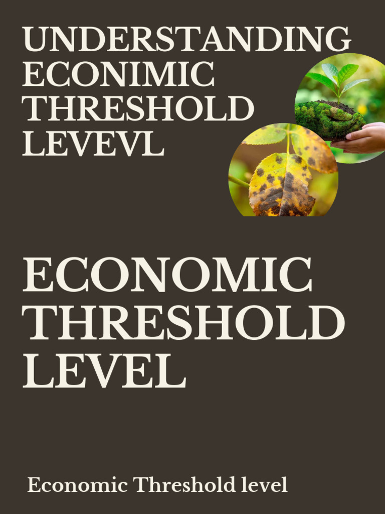 Economic Threshold Level in Pest Management | PDF